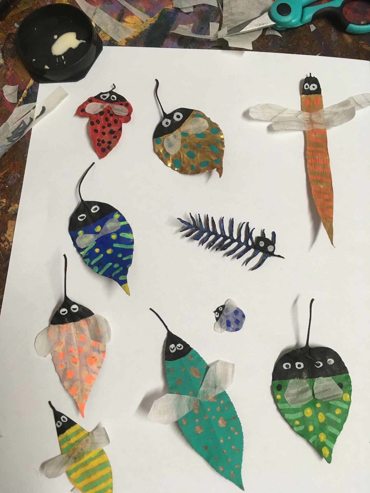Creative Bug Hunt: From Dried Leaves to Colorful Bugs – Toninï Atelier